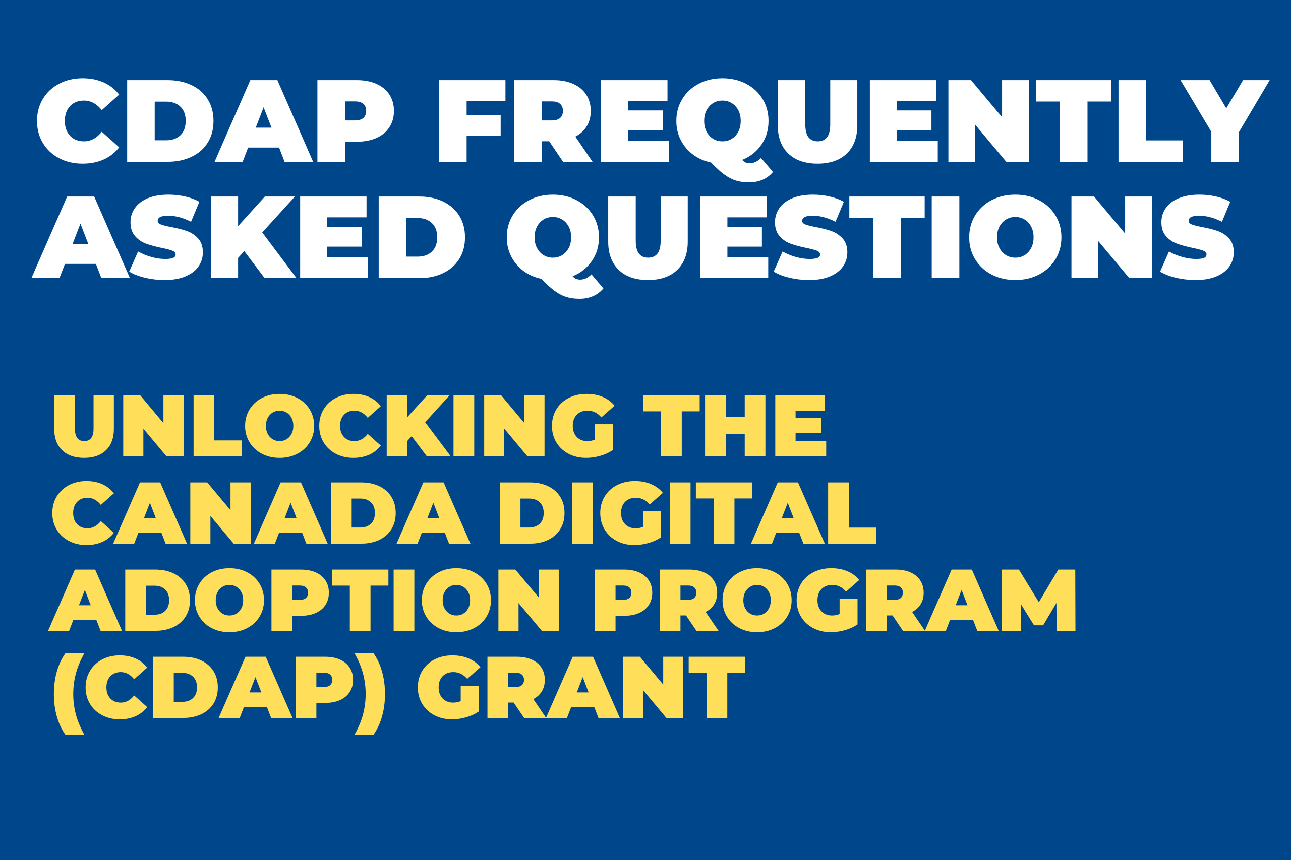 CDAP FAQs: Unlock the Potential of the CDAP Grant with TGL Consulting ...
